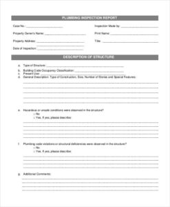 Your Plumbing Report & Inspection from NT Heating & Plumbing for ...